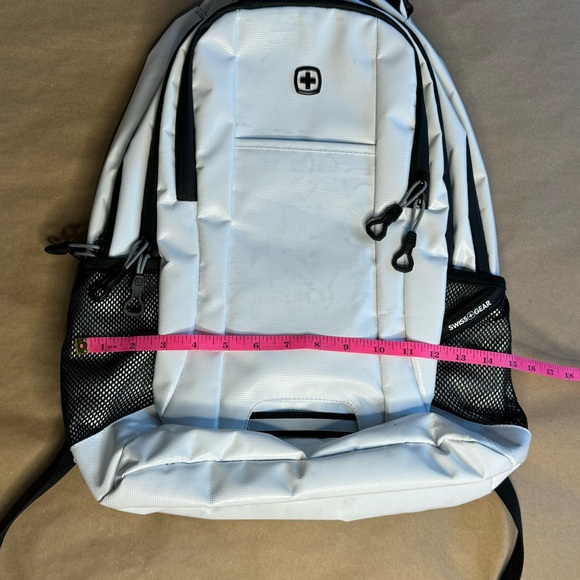 SwissGear | Bags | Swissgear Cecil 555 Laptop Backpack White Vinyl ...